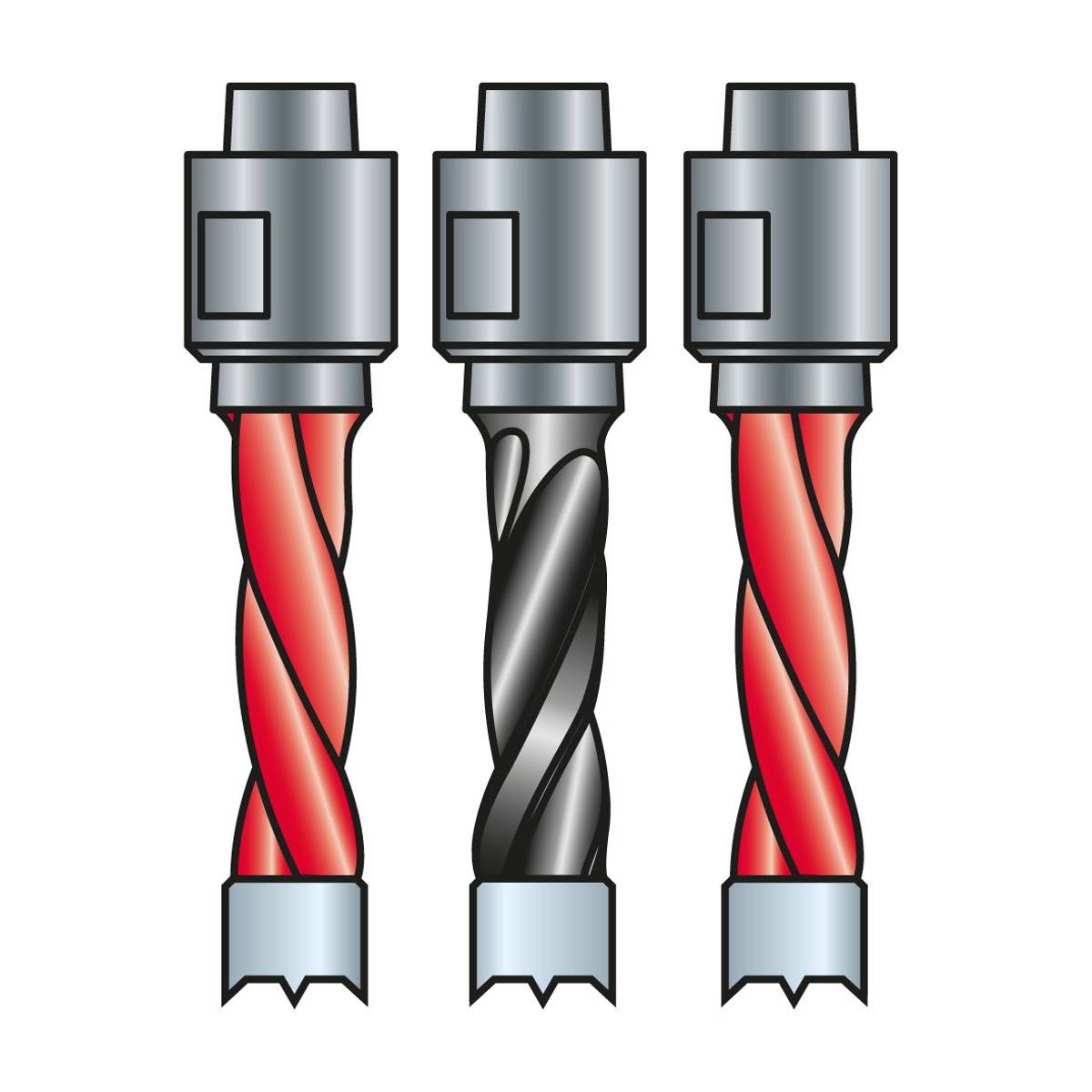 Kjøp Fresebor og for multibor A10x25/D20/H57,5 / Z 2+2 hos oss på nett